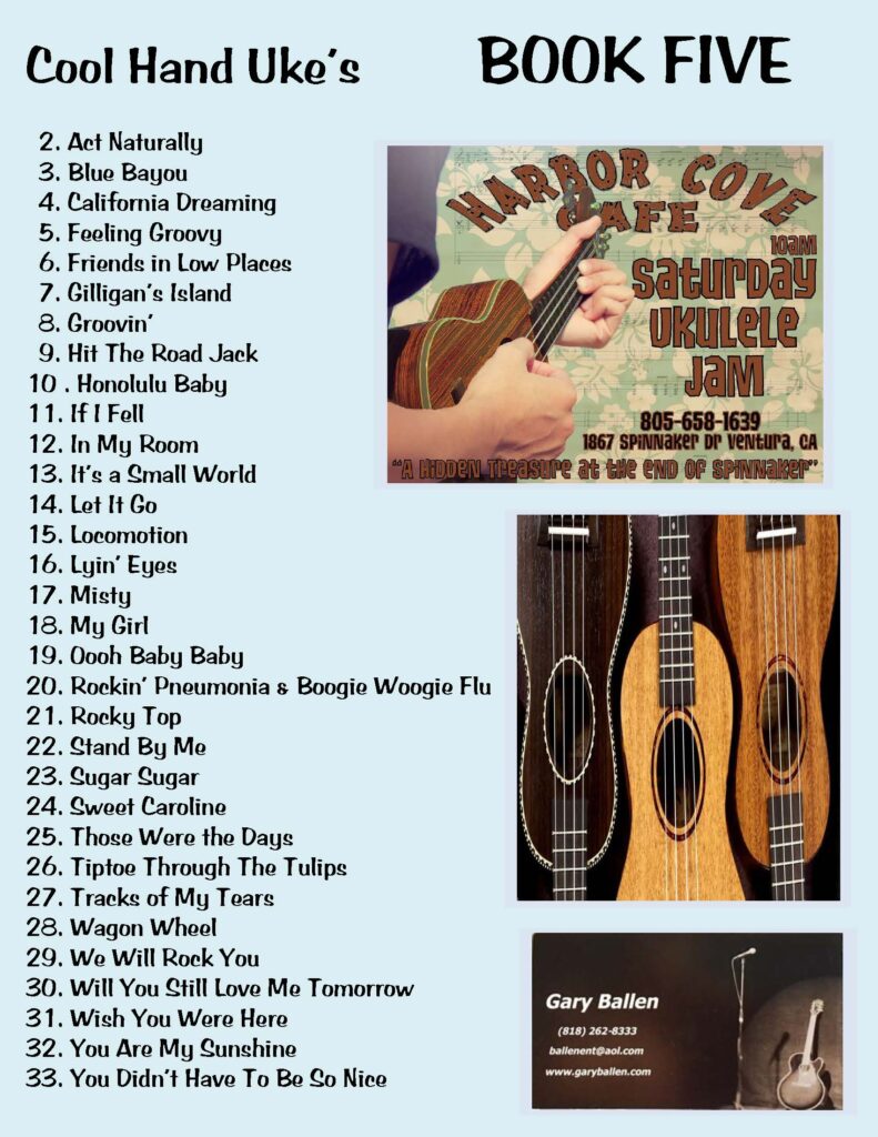 Ukulele Book 05 ver. 2 - Gary Ballen
